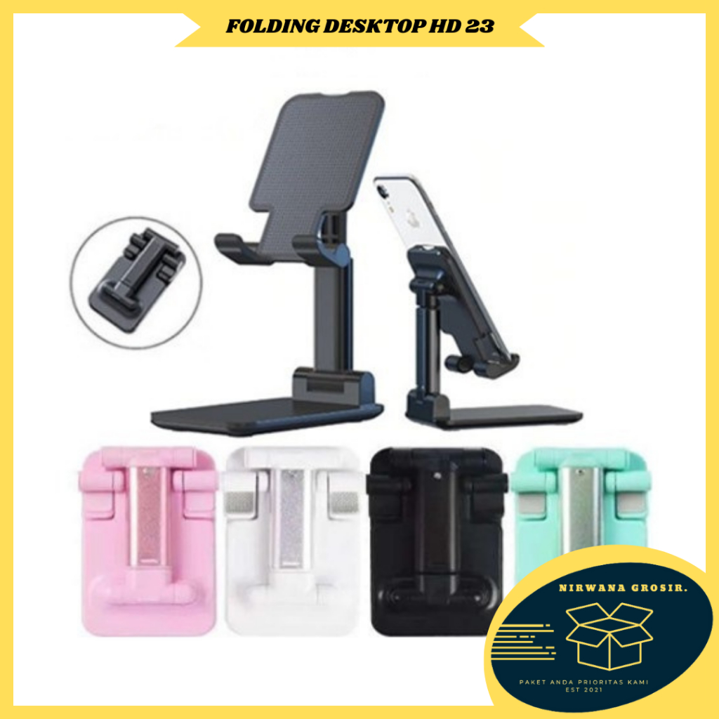 NG FOLDING DESKTOP HD-23 PHONE STAND HOLDER FOLDING TABLE | Shopee ...