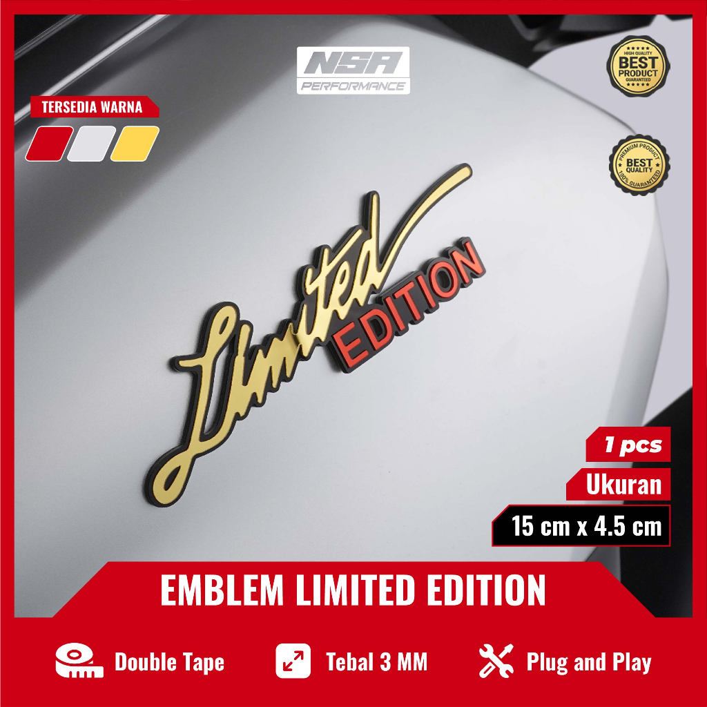 Nsa Motorcycle Emblem Logo Limited Editon 3D Embossed Motorcycle ...