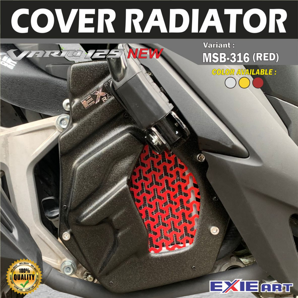 Honda Vario 125 NEW 2023 PCX & ADV 150 Radiator Cover - Exie Art Radiator Cooler | Shopee ...