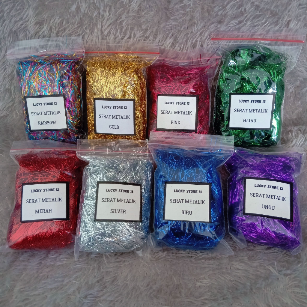 10gr Colorful Forged Carbon Metallic Fiber Premium Mixed Carbon Chopped ...