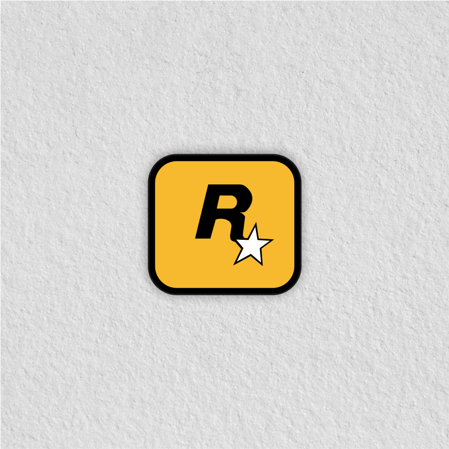 Rockstar LOGO DISTRO Sticker | Shopee Philippines