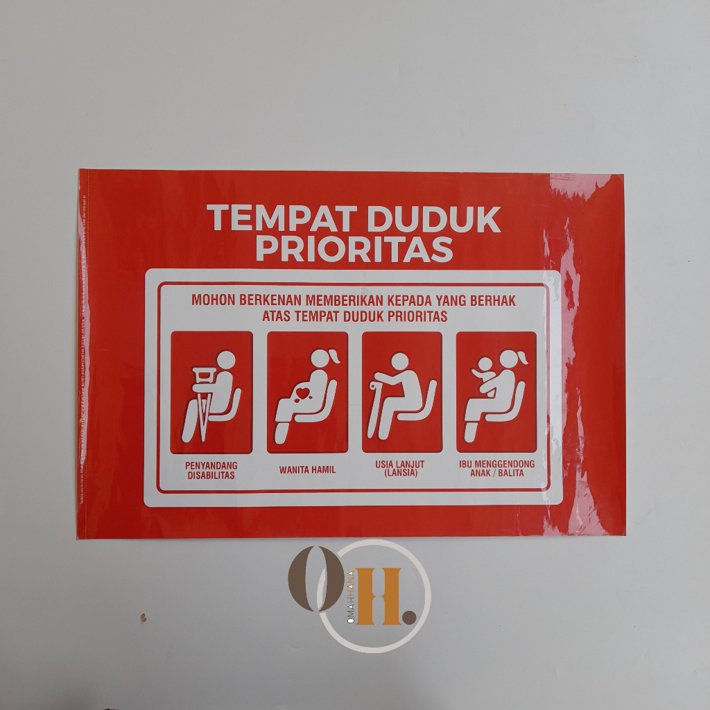 Priority Seating Stickers - Seat Priority Stickers - Vinyl Stickers ...