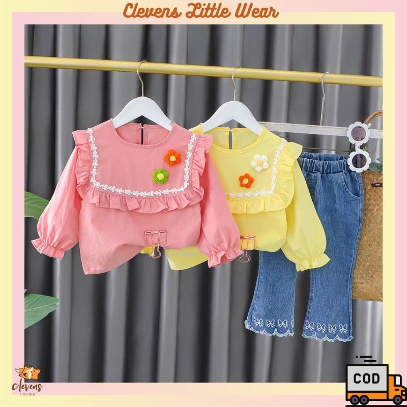 Clv Flora Set/Imported Girls Suits 1-5 Years/Imported Girls Pants Suits ...