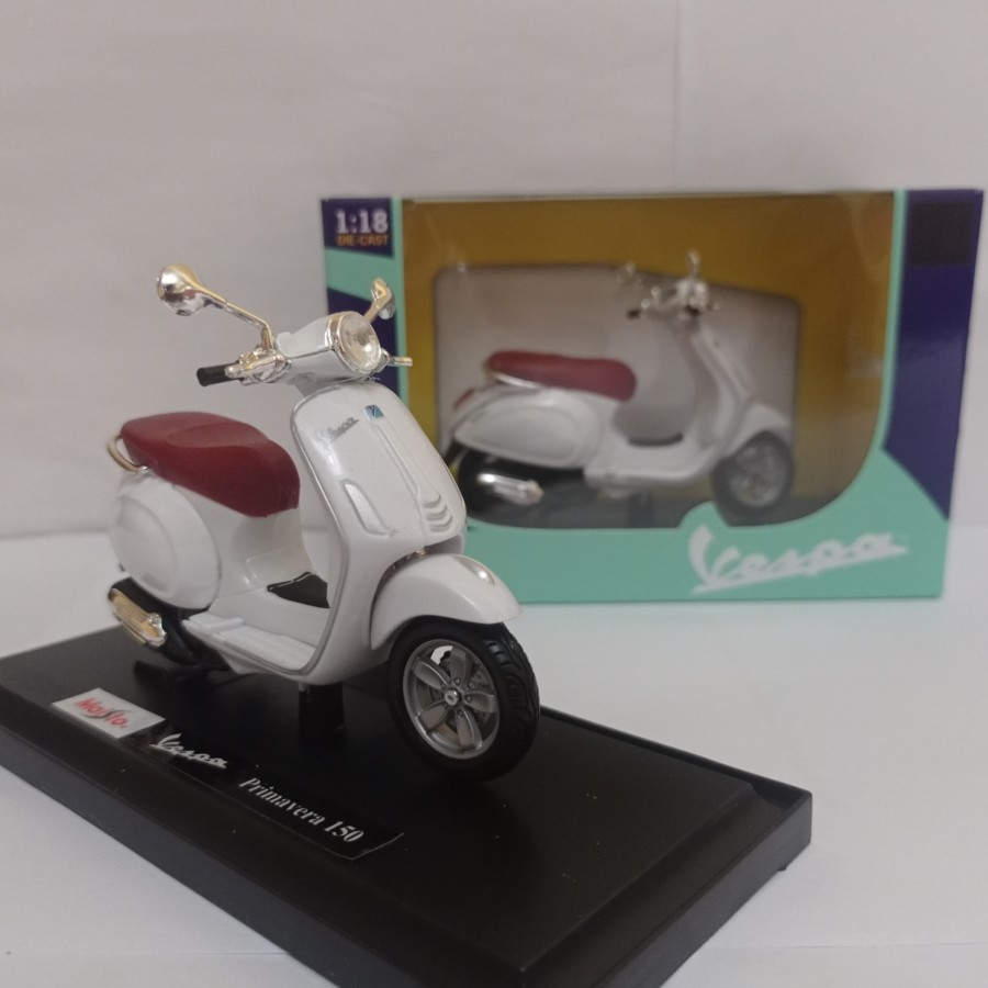 Diecast Vespa variant, miniature classic maisto 1:18 children's toy ...