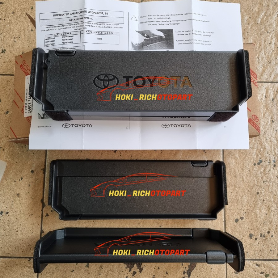 Storage Organizer Toyota Innova Zenix 2022 Original Toyota | Shopee ...