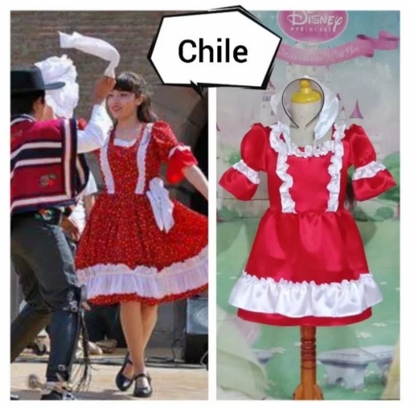 Chile Chili Country International Traditional Clothes Cosplay Costume ...