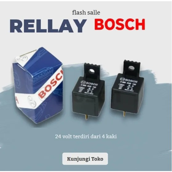 BOSCH RELAY LEG 4 - 4 PIN 24V 20 AMPERE BOSCH RELAY BOSCH LEG 4 - 4 PIN ...