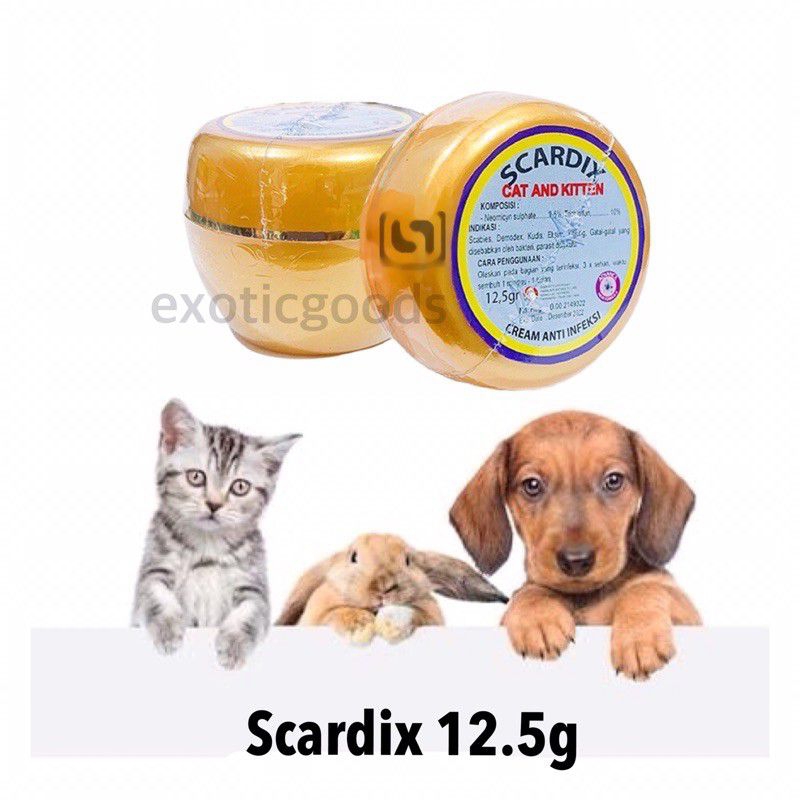 Scardix 12.5g CAT SCABIES MEDICINE RABBIT SCABIES DOG SCABIES ANIMAL ...