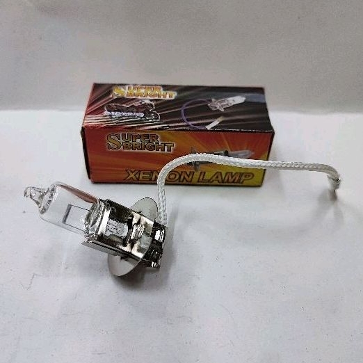 HALOGEN H3 FRONT BULB 12 VOLT 100 WATT SHOOTING LIGHT FOR MOTORCYCLES ...