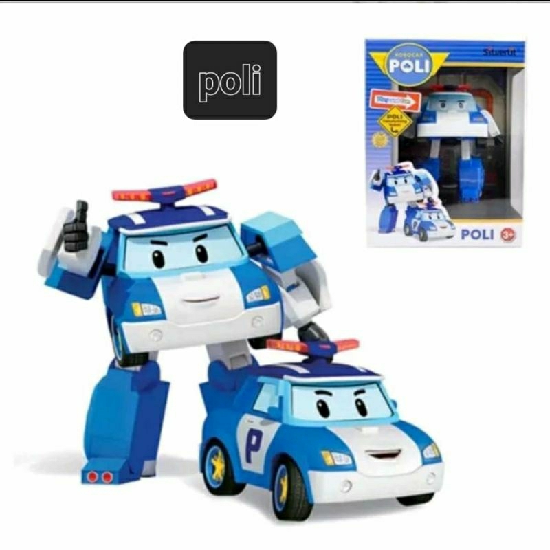 2in1 robocar poli toy (can be a vehicle) | Shopee Philippines