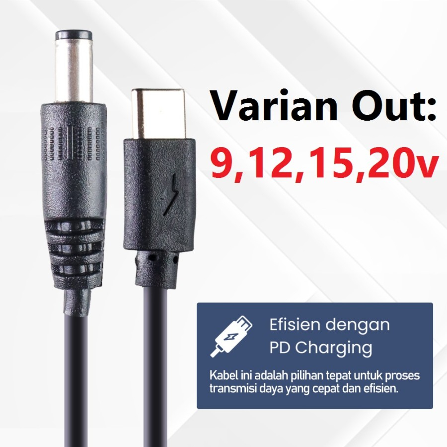 Type C to DC PD Charger Router Cable (variant) | Shopee Philippines
