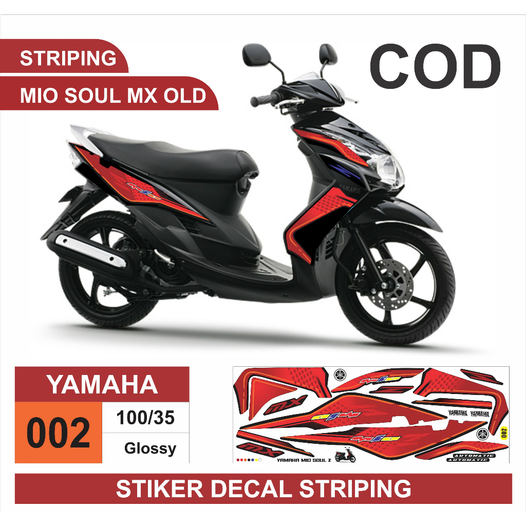 Yamaha Mio Soul MX striping Variations/Yamaha Mio Soul MX Motorcycle ...