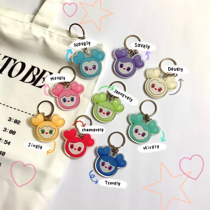 Twice Lovely/ Laburi Acrylic 2-sided Keychain by madebyonce.id | Shopee ...