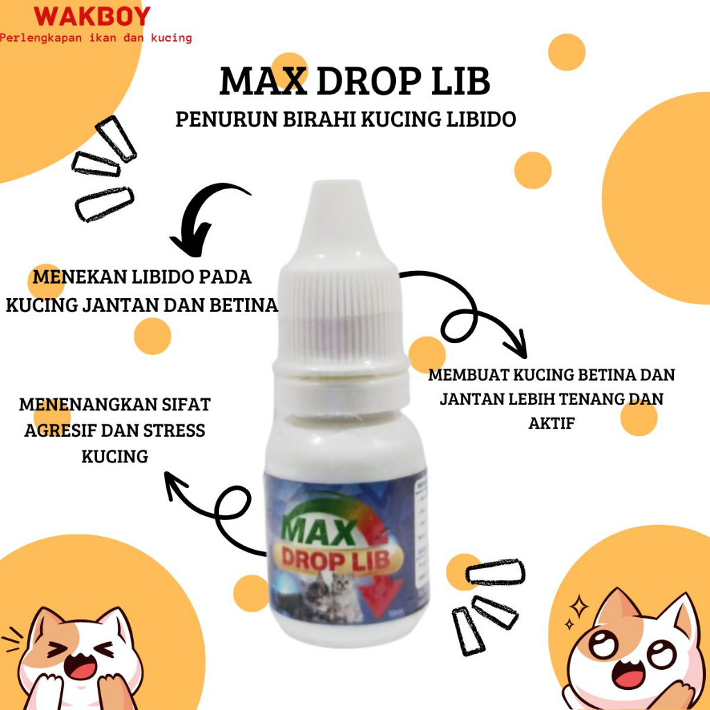 Max DROP LIBIDO (Cat's Passion Lowering) | Shopee Philippines
