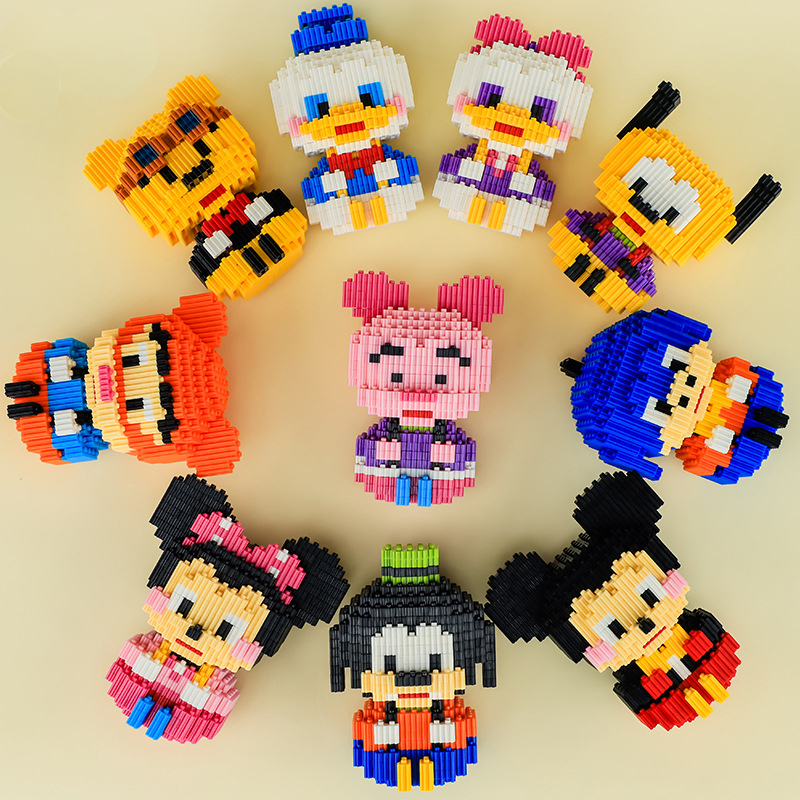 Nano Block Disney Baby Mickey Minnie Donald Toy Block Stacking Disney ...