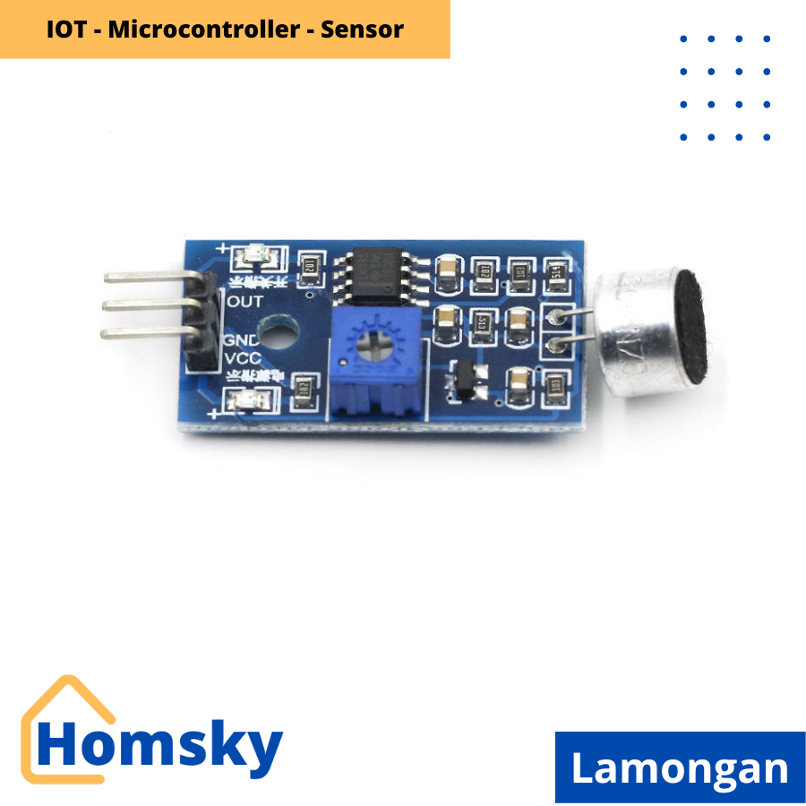 Voice Detection Sensor Module Fc 04 Voice Detection Module Sensor Iot Arduino Nodemcu Homsky