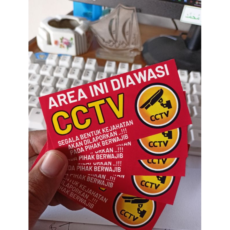 Cctv Sticker / CCTV Sticker / This Area is monitored by CCTV, all forms ...