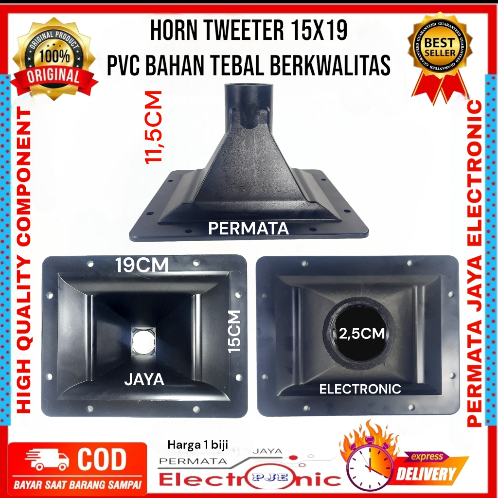 Horn tweeter 15cm X 19cm pvc horen tweeter 15x19 pvc | Shopee Philippines
