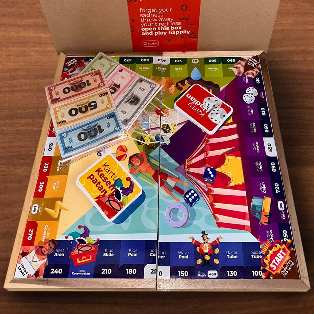 Elcopark Monopoly Gameboard Game (New Gameplay) | Shopee Philippines