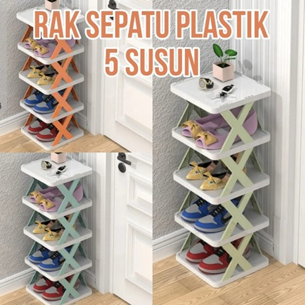 Shoe Rack Plastic Stacking Shoe Rack Cross Model X 5 Stacking Shoe Rack ...
