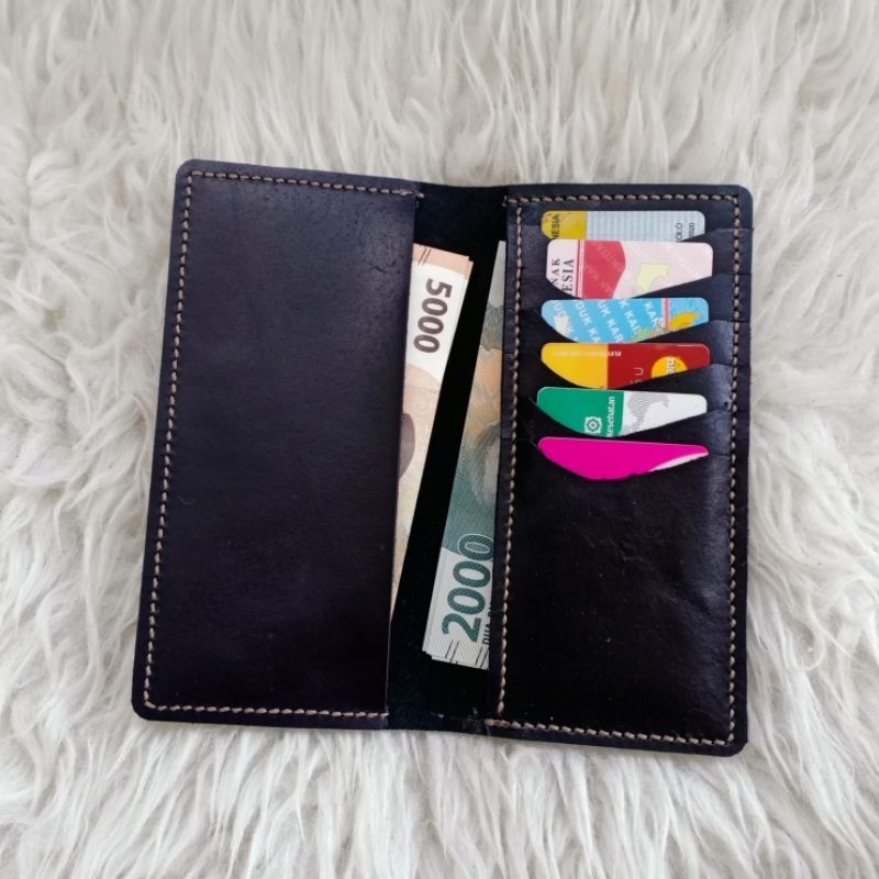 Genuine Leather Wallet Men Women Long Cool Elegant | Shopee Philippines