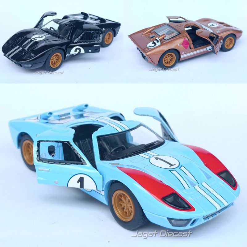 Kinsmart 1966 Ford GT40 MKII Jagat Diecast Car Toy | Shopee Philippines