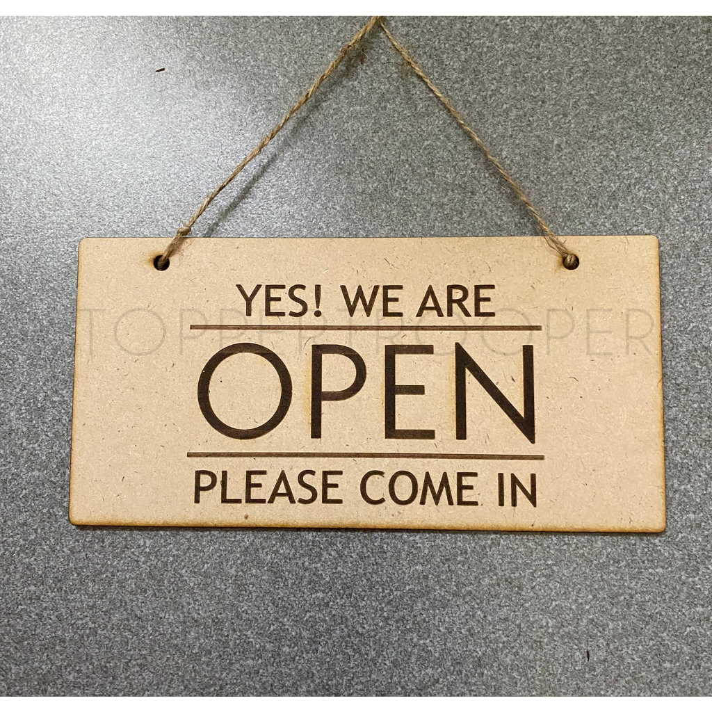 Open Close Signboard/Open Close/Open Close Sign | Shopee Philippines