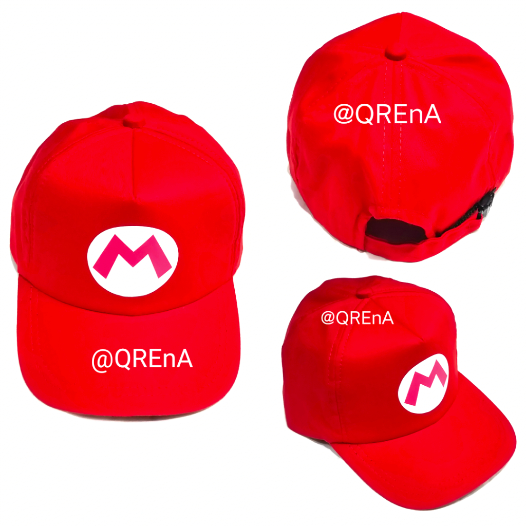 Screen Printed Super Mario Baseball Cap for Adult Men/Mario Bross ...