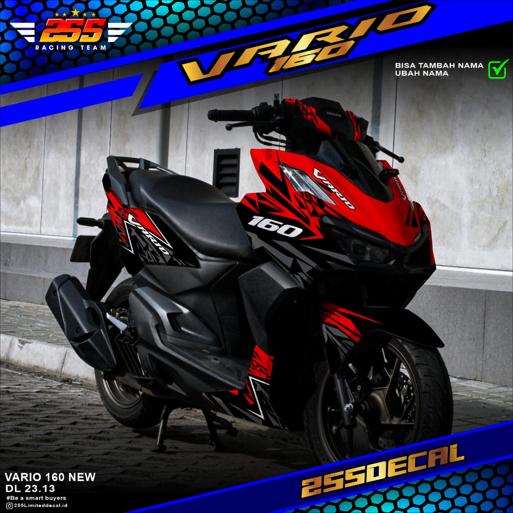 Decal Sticker Honda Click New 160 Fullbody 2022 - Dekal Sticker Click ...