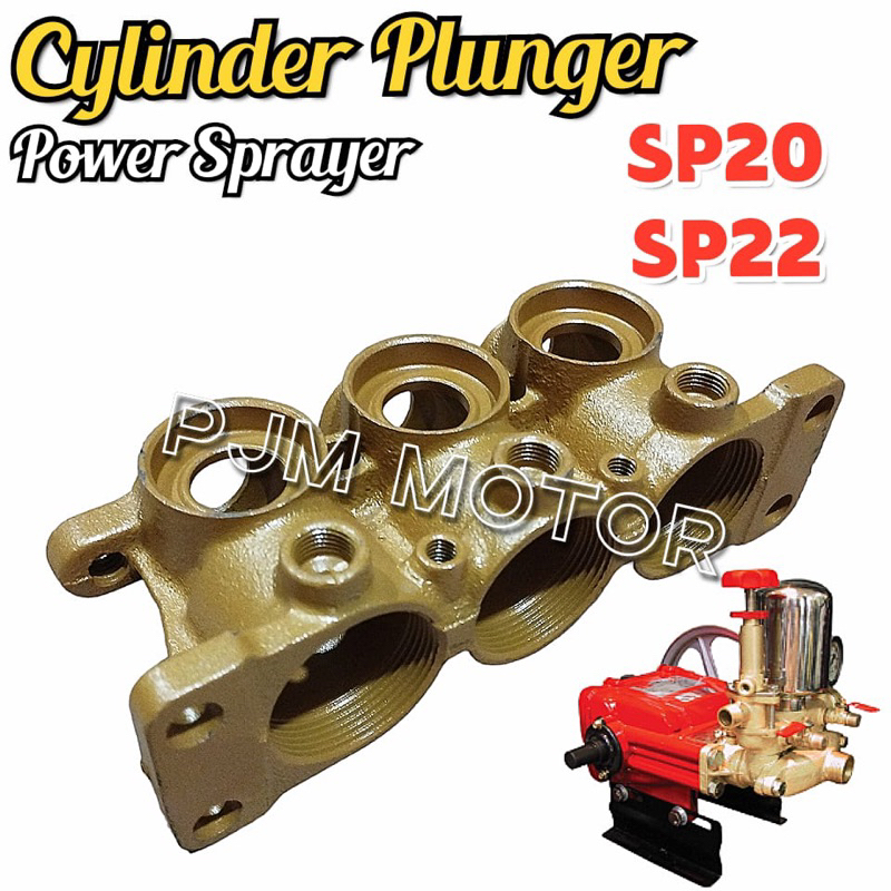 MESIN Sp22 Cylinder plunger Long piston holder housing power sprayer ...