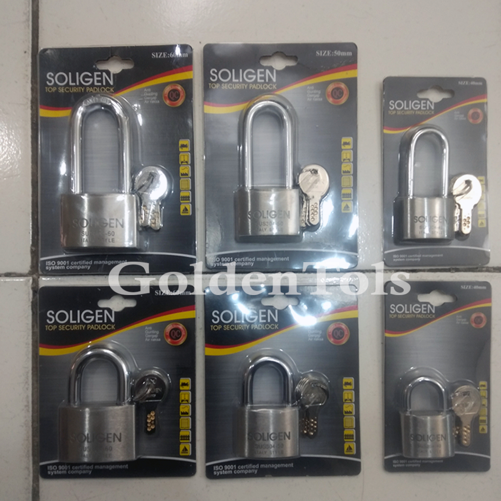 Stainless steel SUS 304 Short Neck Stainless steel Fence Padlock 40 50 ...