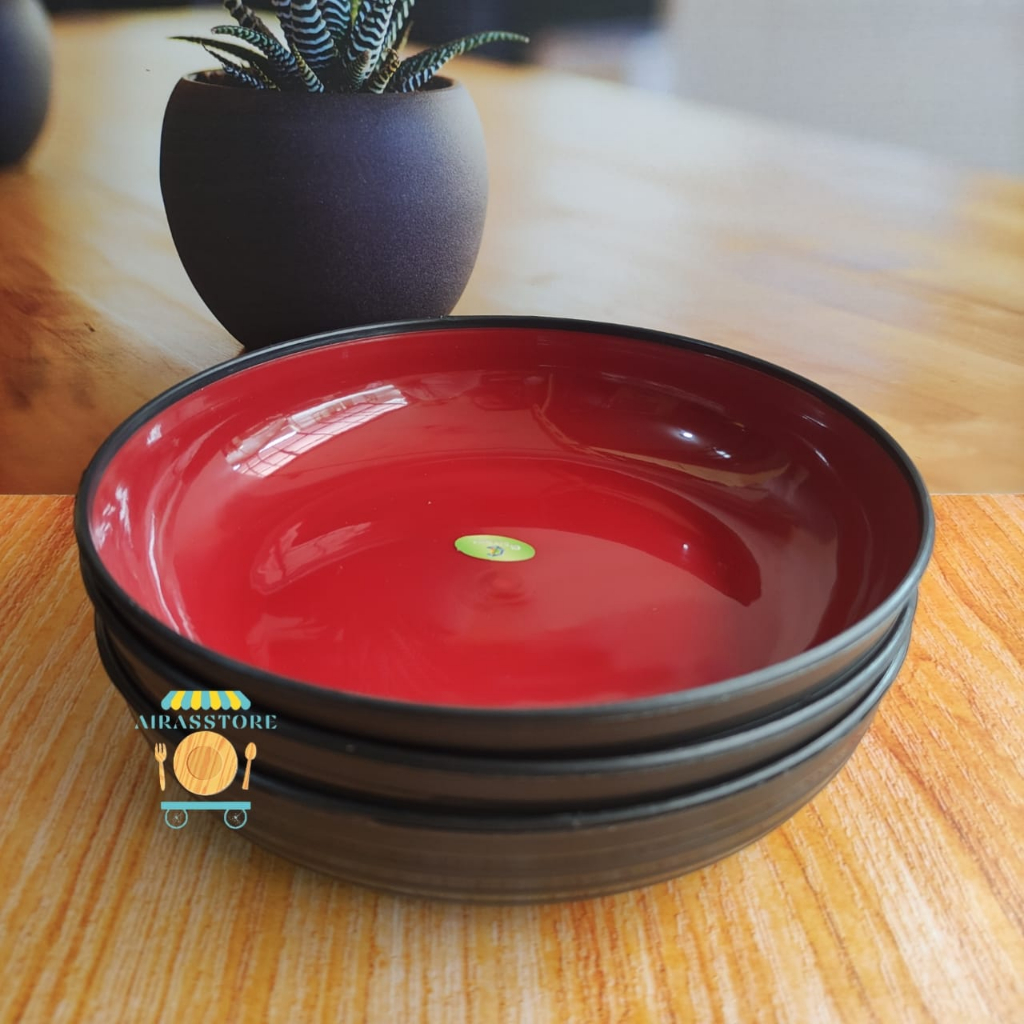 1 Dozen (12Pcs) RAMEN Plate Concave Round JAPANESE Plate | Ramen Plate ...