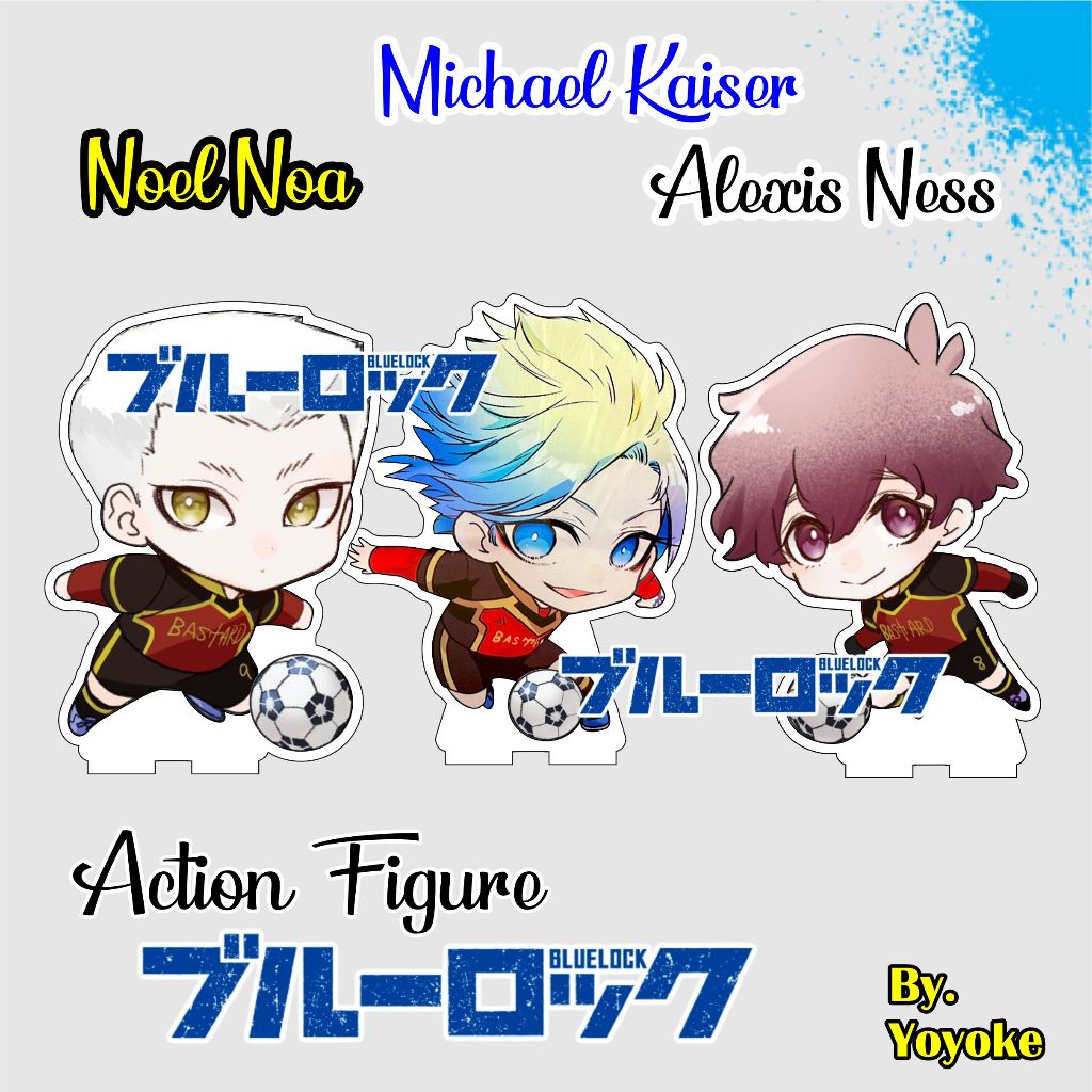 Acrylic Standing Action Figure Michael Kaiser Noel Noa Alexis Ness ...