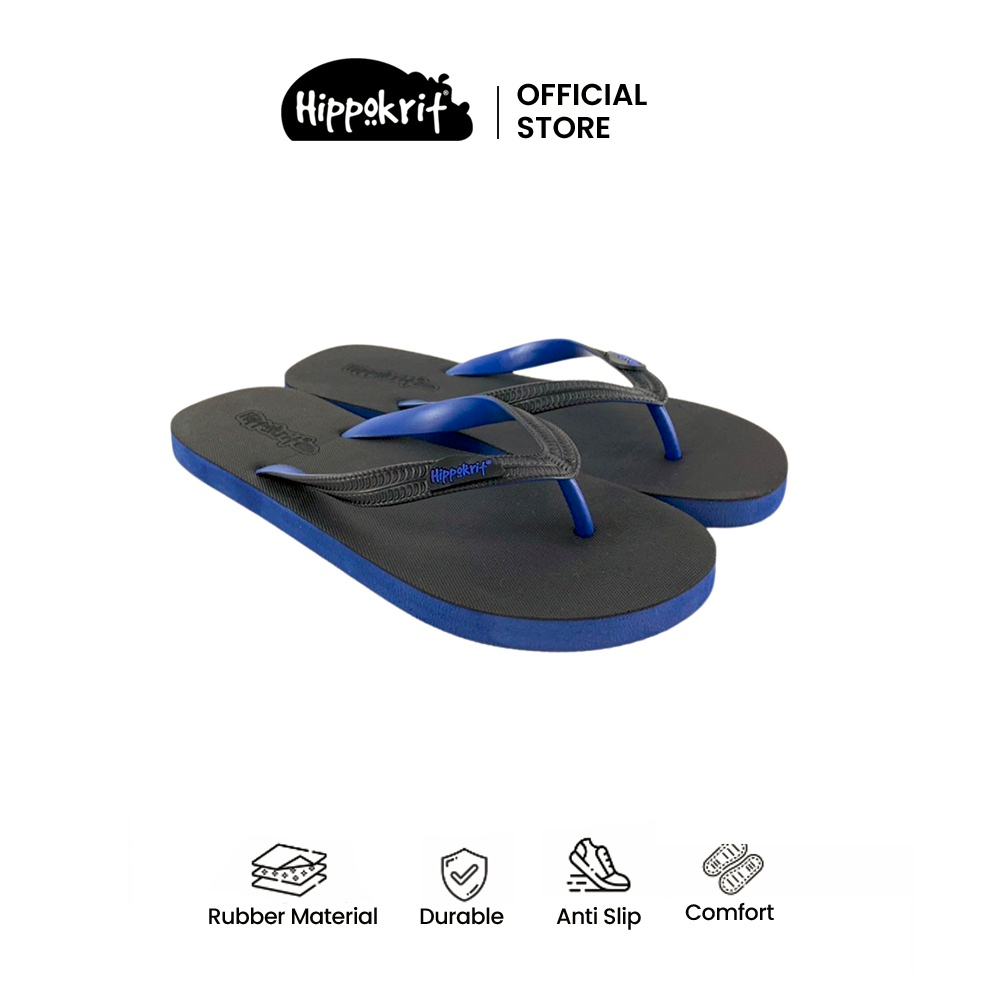 Hippokrit Flip Flop Unisex - Cyan/Blue | Shopee Philippines