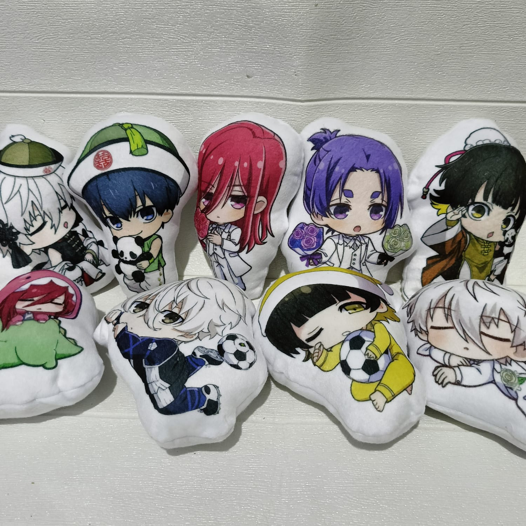 Plushie mini anime blue lock Doll nagi/rin/bachira | Shopee Philippines
