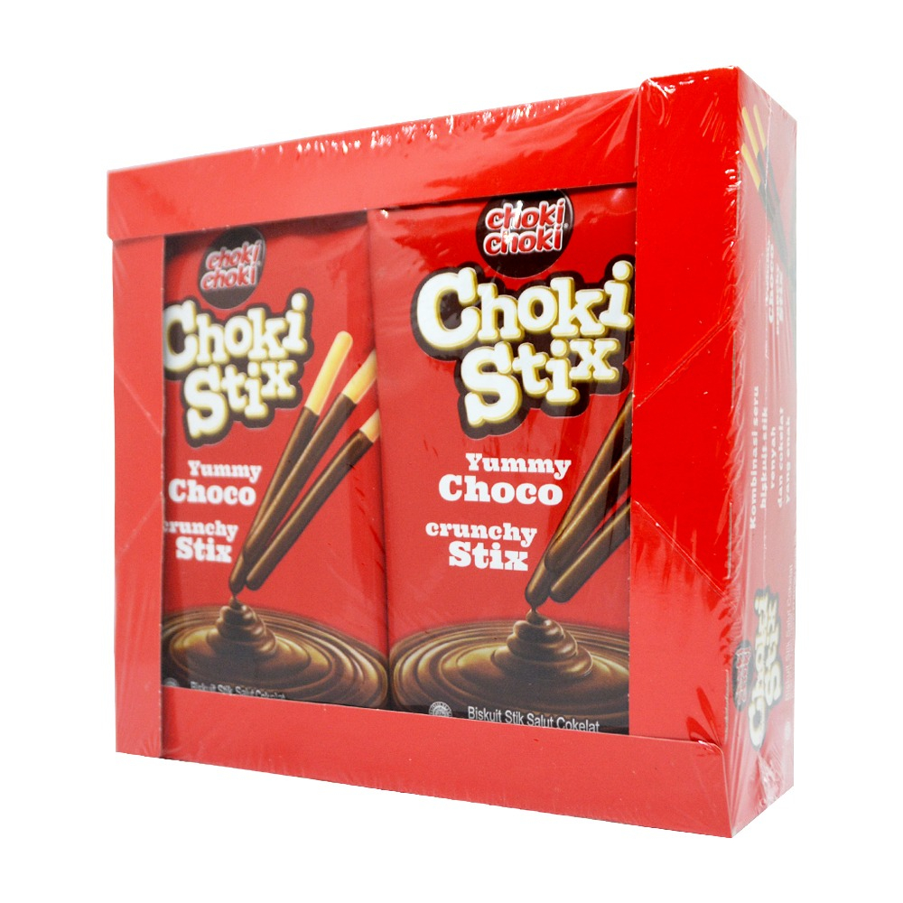 Choki Stix - Chocolate Coated Biscuit Stick - 1 pack contains 12 ...
