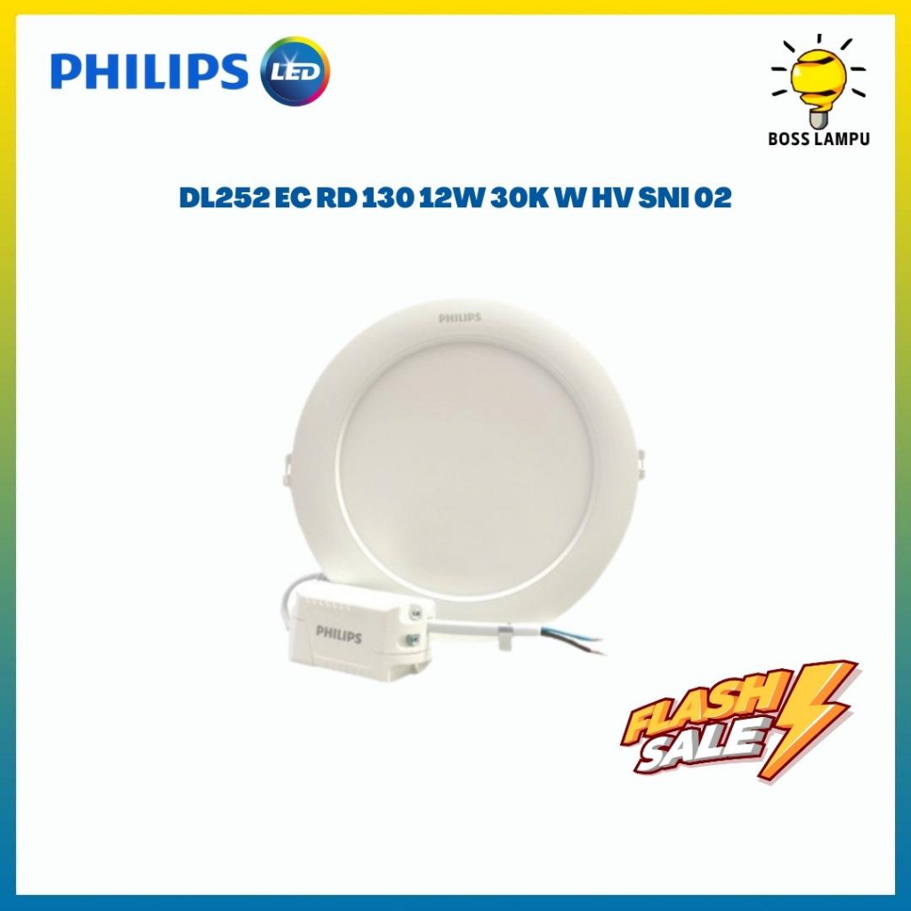 PHILIPS LAMP DL252 EC RD 130 12W 30K 65K W HV SNI 02 | Shopee Philippines