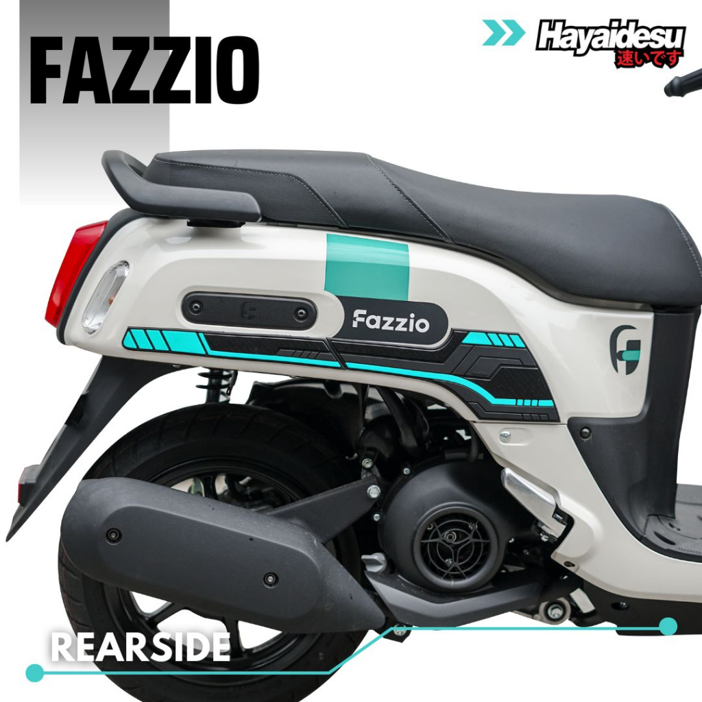 Yamaha FAZZIO Motorcycle Body Protector Rear Side Cover -HAYAIDESU ...