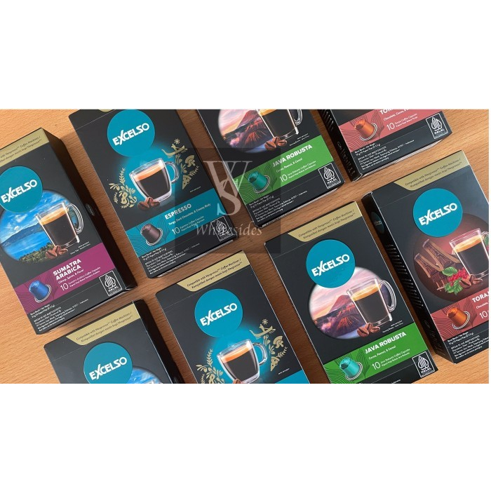 Excelso Capsule Nespresso Toraja Sumatra Arabica Coffee Capsules ...