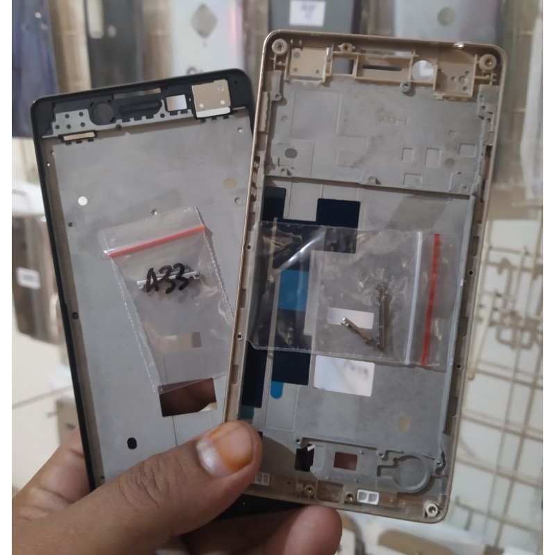 Oppo NEO 7 OPPO A33 / A33W ORYGINAL LCD TATAKSN CENTRAL BONE BEZZEL ...