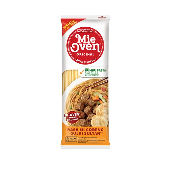 Mayora Mie Oven Original Flavor Mie Goreng Gulai Sultan [70gr] /1Pc ...