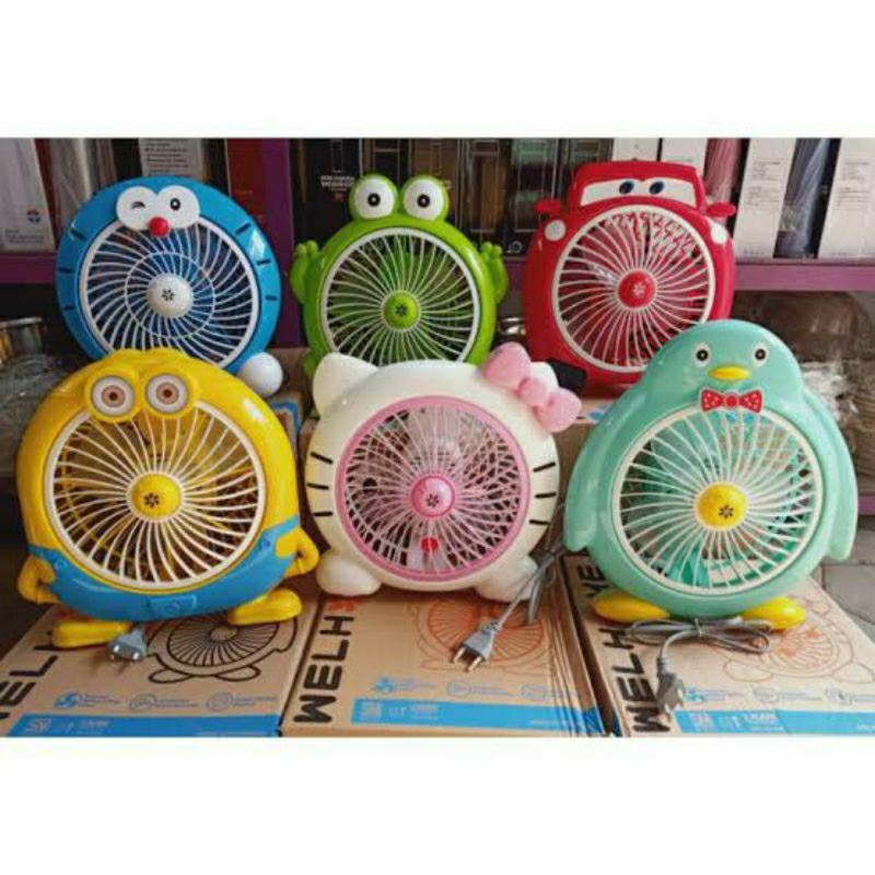 10 inch Character Fan / Mini Fan / Table Fan | Shopee Philippines
