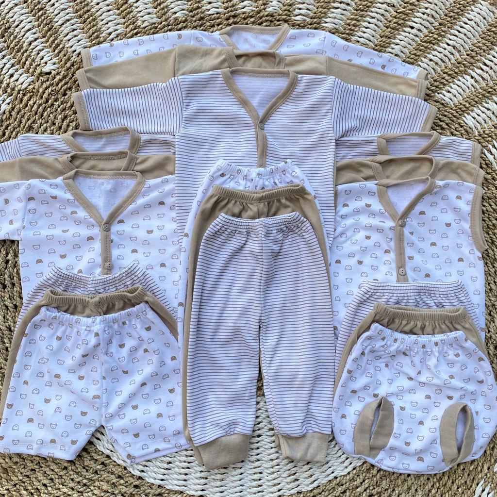 18 PCS Newborn BABY CLOTHES Complete Birth Package Newborn BABY Suit ...