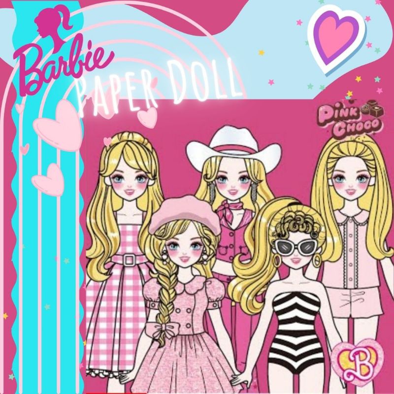 Barbie PAPER TOY BARBIE PAPER DOLL VIRAL BARBIE BP DISASSEMBLY BARBIE ...