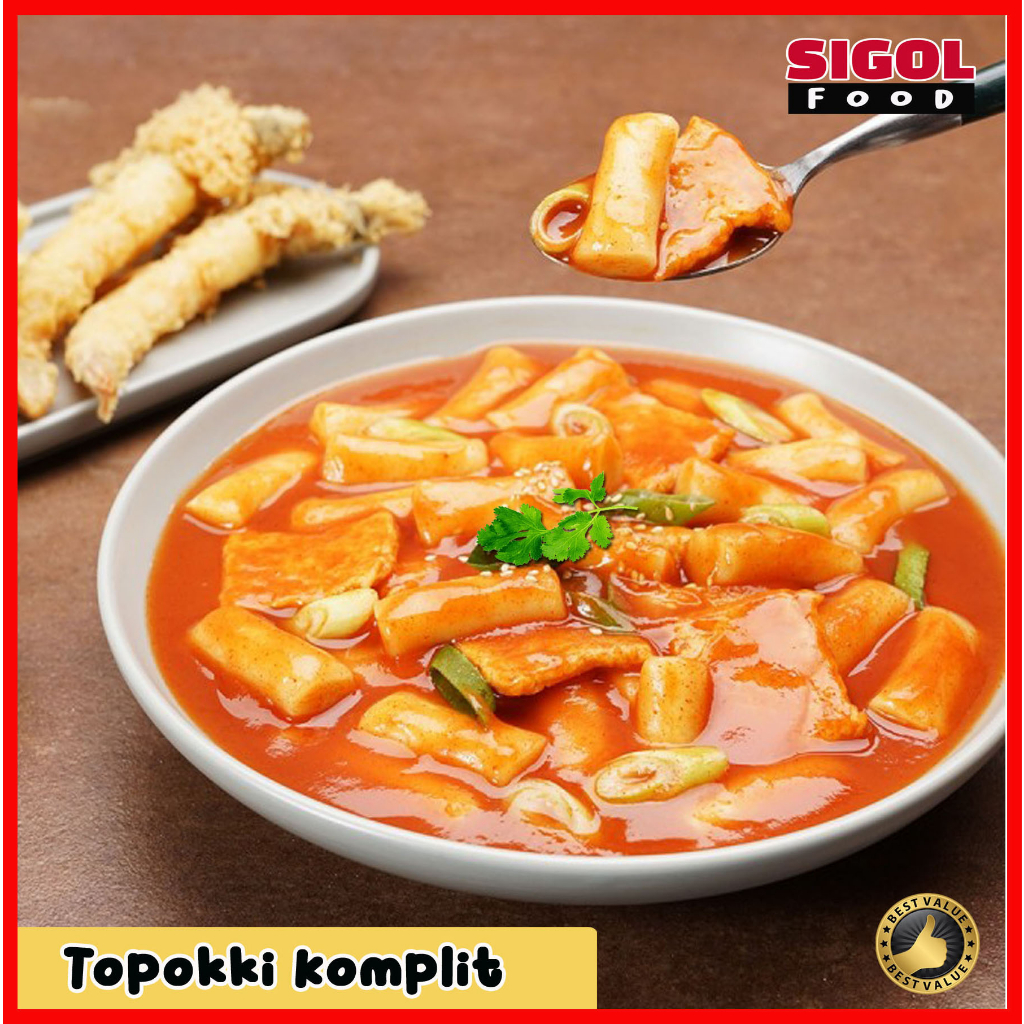 Topokki Complete Double Size-Rice Cake-Teokpokki-Tteokpokki-Mozarela ...