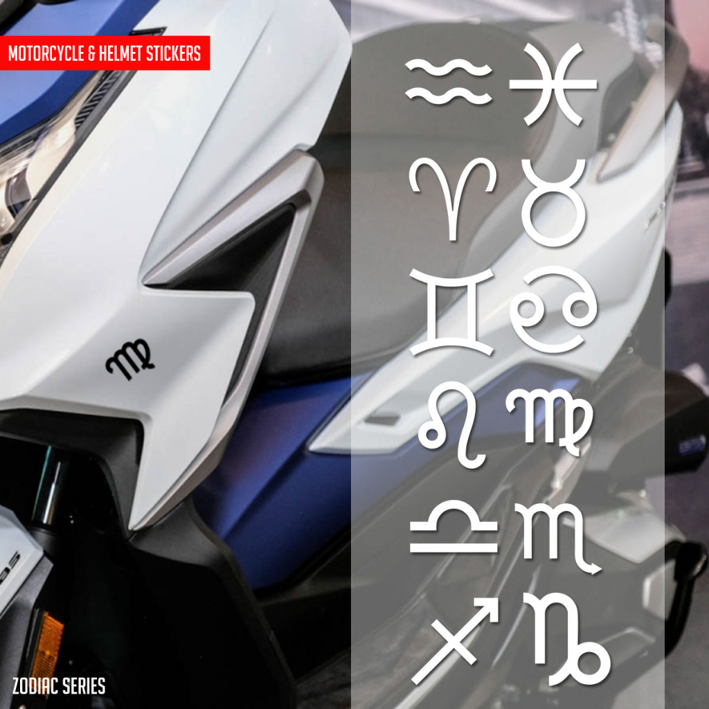 Zodiac Series Symbol nmax kyt Motorcycle Helmet Sticker | Shopee ...