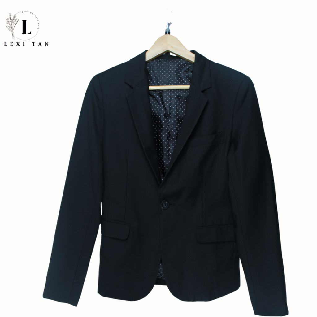 HITAM Black Men'S Jacket / Blazer (S) | Shopee Philippines