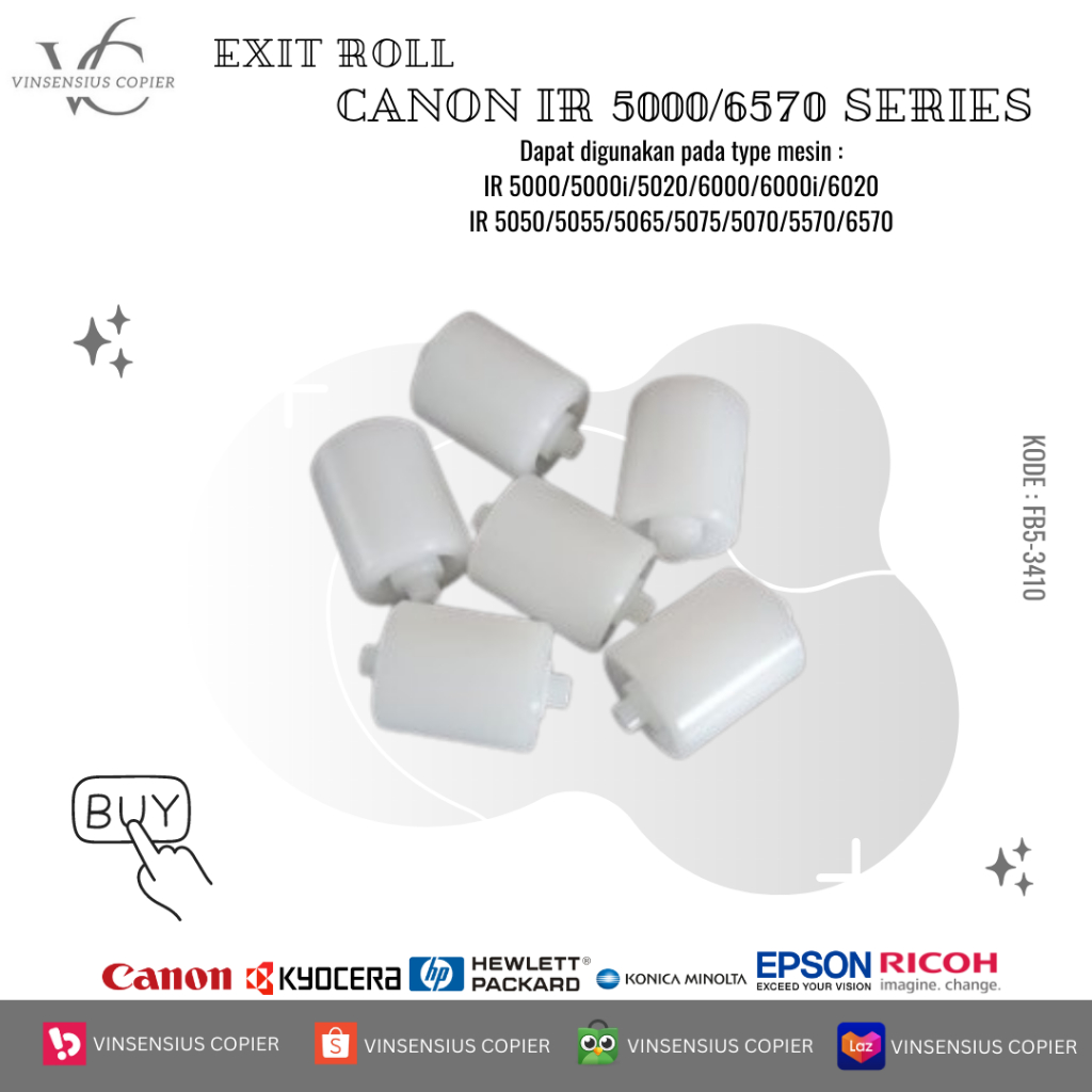 EXIT ROLL CANON IR 5000/6570 SERIES (FB5-3410) | Shopee Philippines