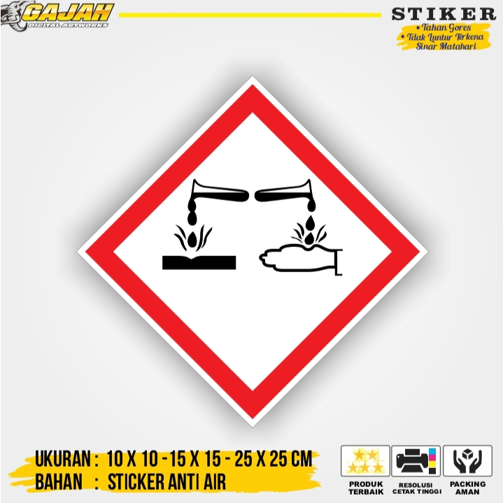 B3 Waste Symbol Sign Label Sticker Harmful And Toxic Material Sticker ...