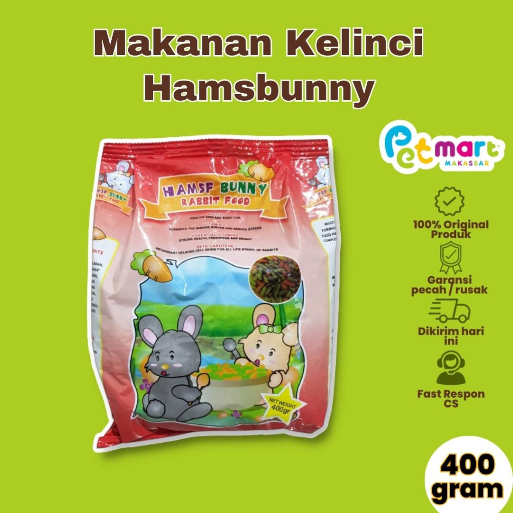 Hamsbunny Rabbit Food Pellet Rabbit Food 400 g | Shopee Philippines